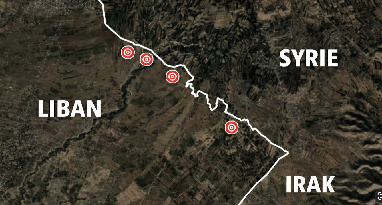 Frappes israéliennes sur quatre points de passage entre la Syrie et le ...
