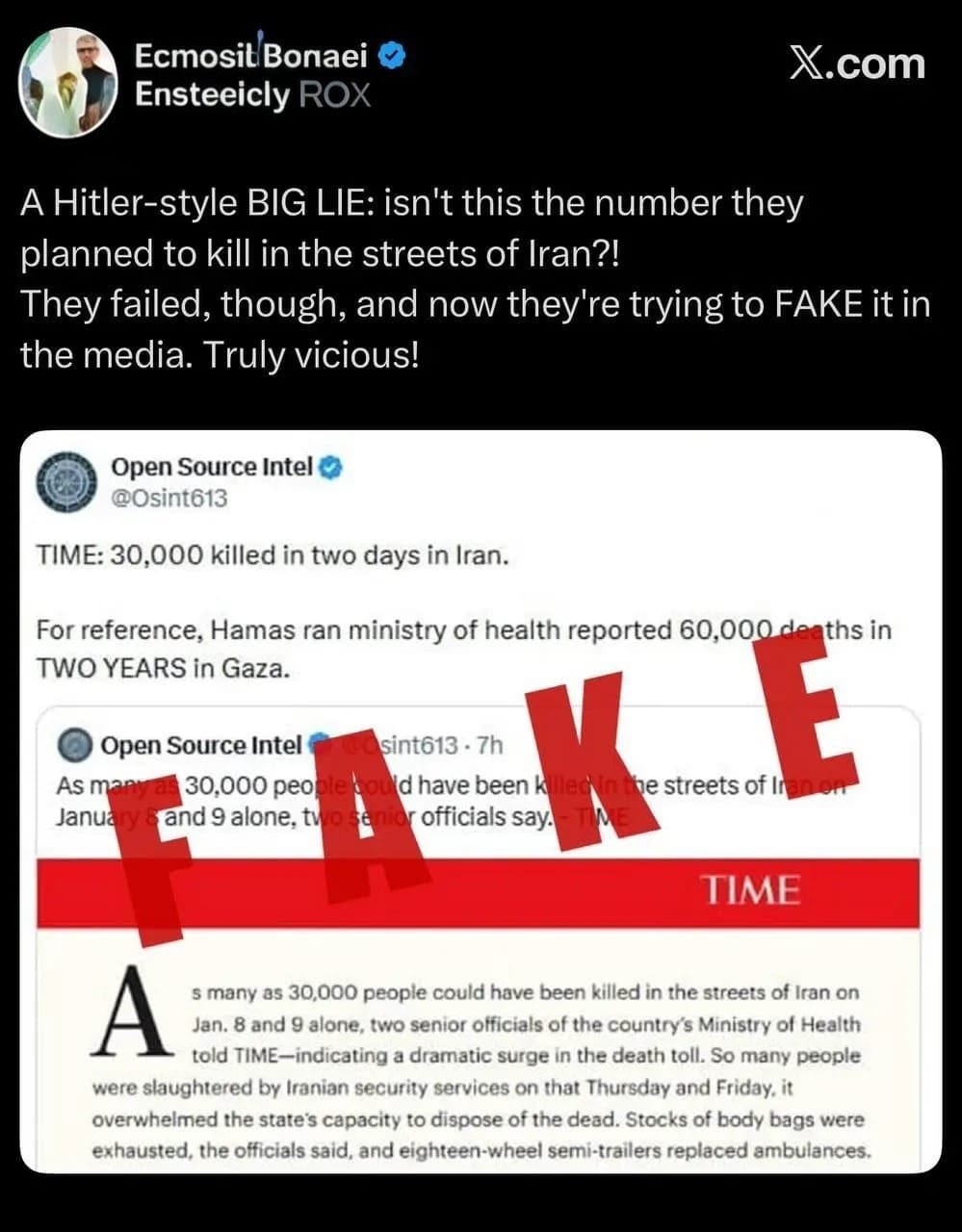 Iran : Téhéran dénonce un « mensonge à la Hitler » après la publication ...