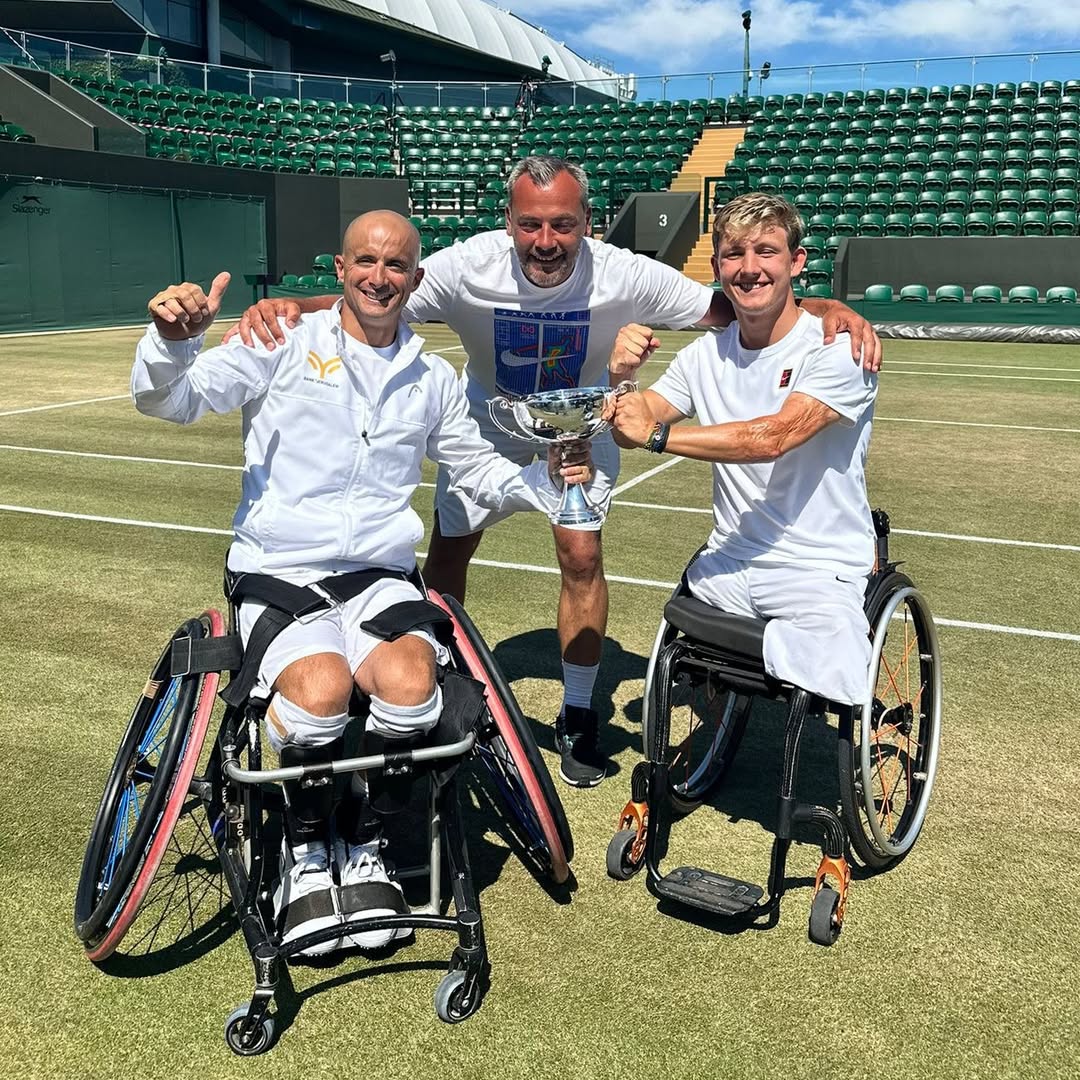 L'israélien Guy Sasson remporte la finale en double fauteuil à Wimbledon
