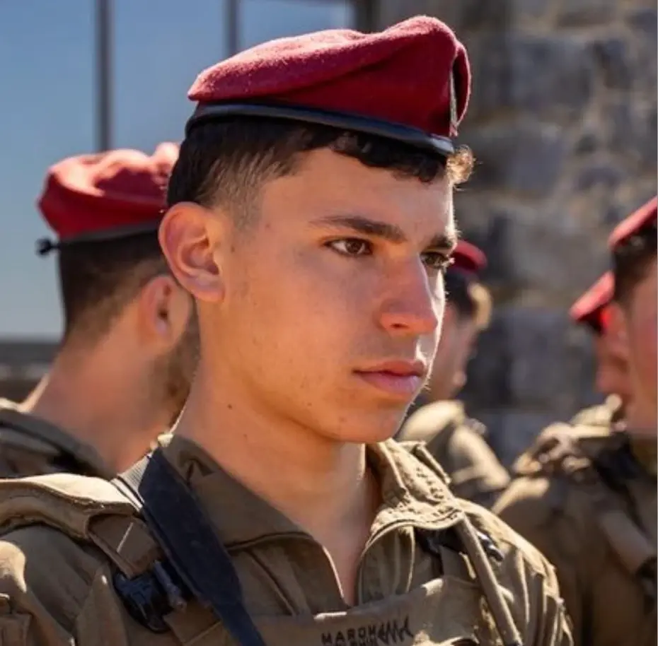 Le sergent Niv Dayag za"l, 19 ans, tué dans un accident sur le Golan